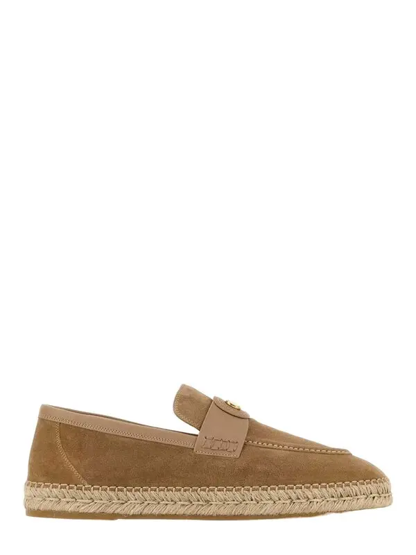 Valentino Garavani Suede Vlogo Espadrilles - Brown