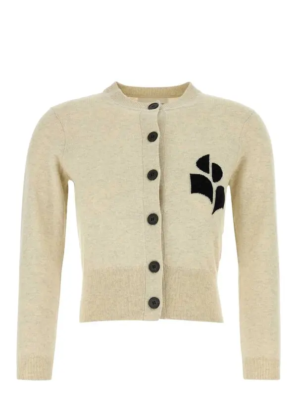 Isabel Marant Étoile Cotton Blend Newton Cardigan - Yellow