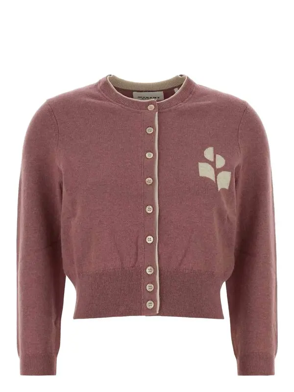 Isabel Marant Étoile Cotton Blend Lona Cardigan - Pink