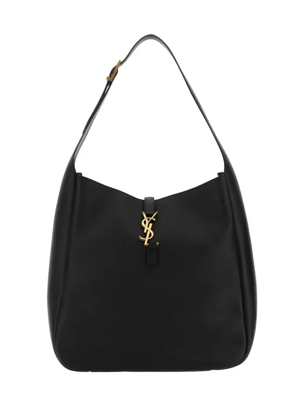 Saint Laurent Leather Large Le 5 À 7 Shoulder Bag - Black