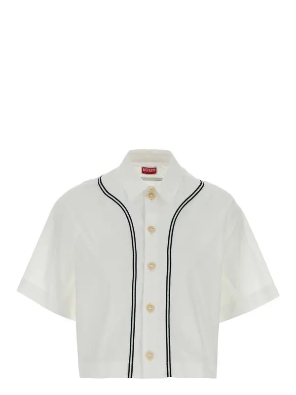 Kenzo Poplin Shirt - White