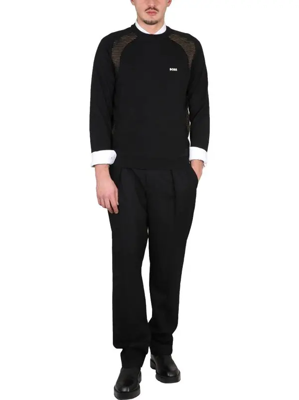 BOSS Maglia Girocollo - Black