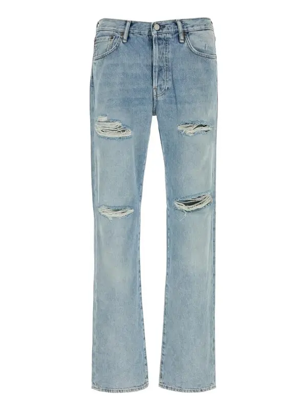 Acne Studios 1996m Light Crow Distressed Denim - Multicolor