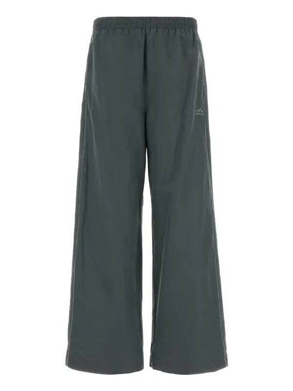 Balenciaga Dark Grey Cotton And Nylon Joggers - Gray