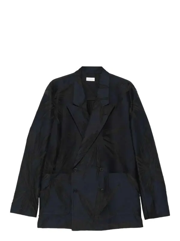 Dries Van Noten 01037-caplans Bis 3199 M.w. Shirt - Blue