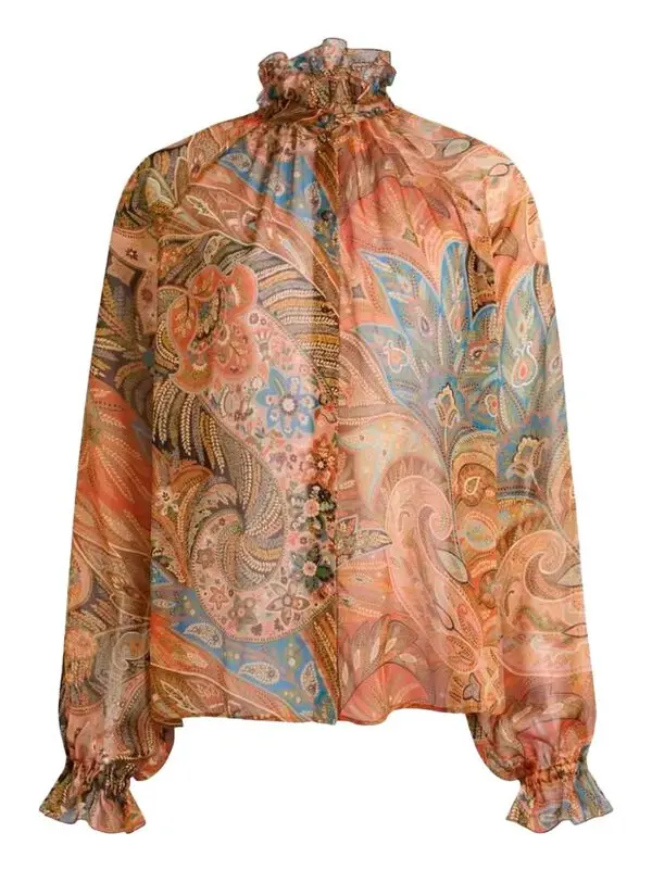 Etro Paisley Silk Shirt - Multicolor