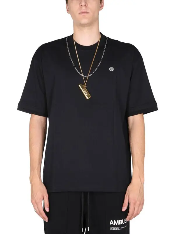 AMBUSH T-shirt With Iconic Chain - Black