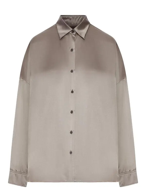 Dries Van Noten Satin-effect Silk Shirt - Multicolor