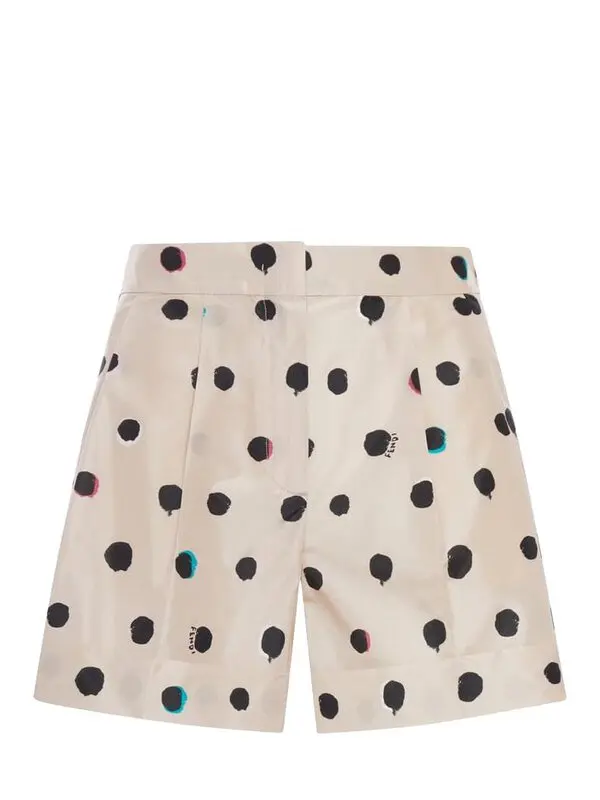 Fendi Polka Dot Moth Shorts - Multicolor
