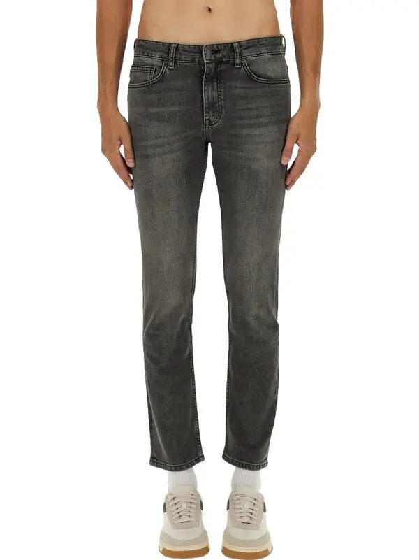 BOSS Delaware Slim Fit Jeans - Gray