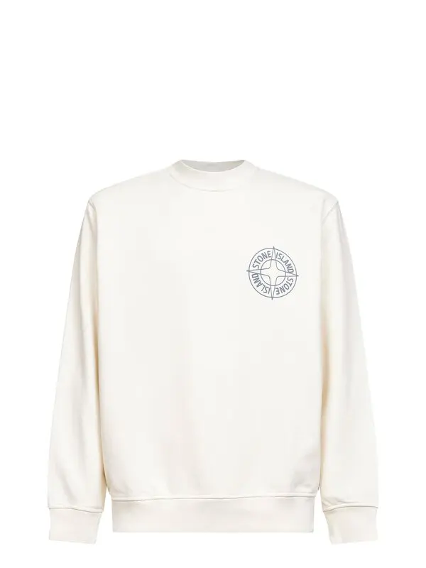 Stone Island Outline Compass Printed Sweatshirt - Multicolor
