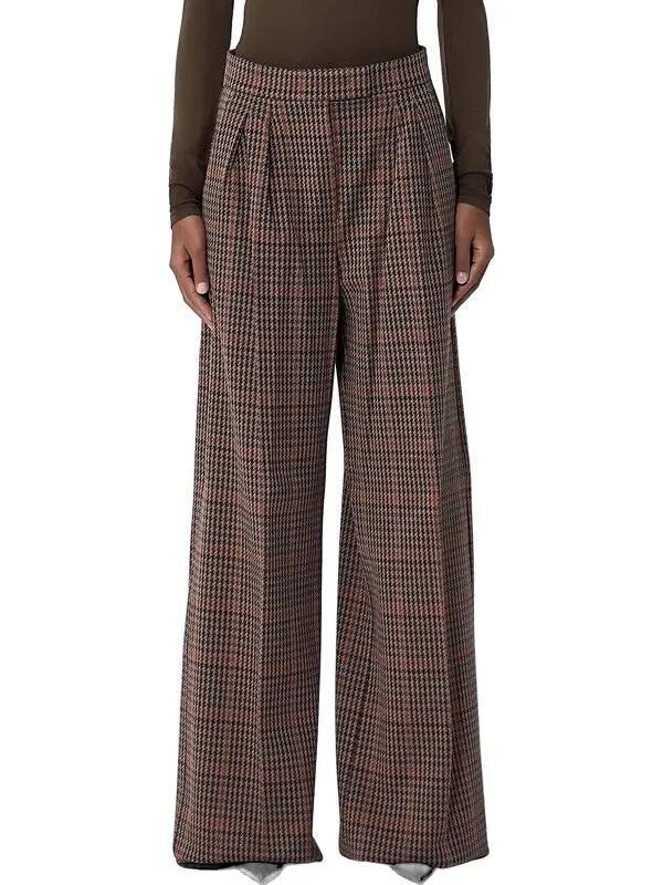 Max Mara Tailored Wool-blend Pants - Brown