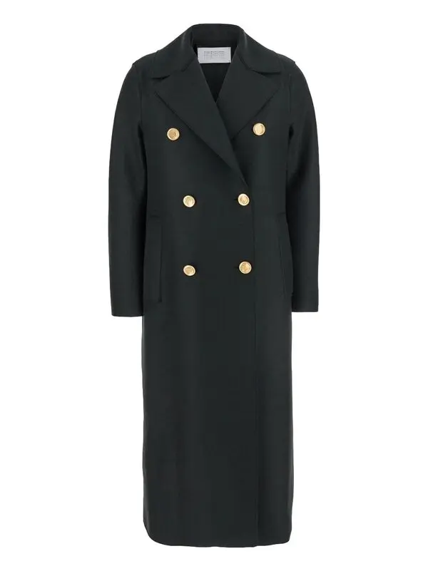 Harris Wharf London Wool Double-breasted Coat - Multicolor