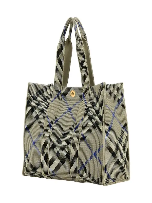 Burberry Medium Knit Tote Bag - Multicolor