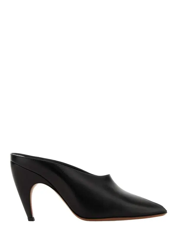 Alaïa Leather High Heel Mules - Multicolor