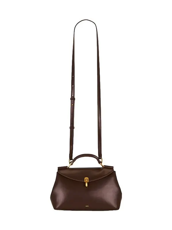 Jw Pei Audrey Flap Lock Top Handle Bag - Brown