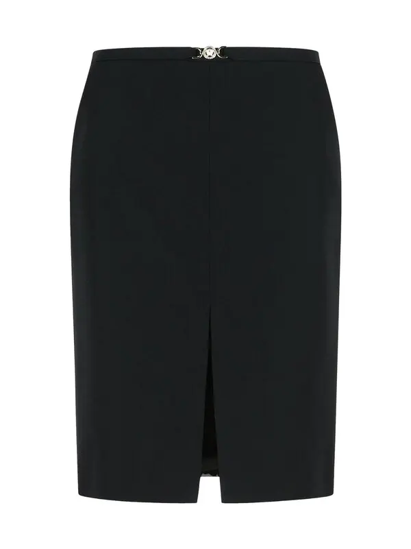 Versace Virgin Wool Skirt - Black