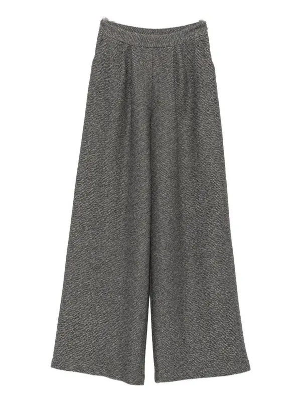 BYE Wool Blend Trousers - Grey