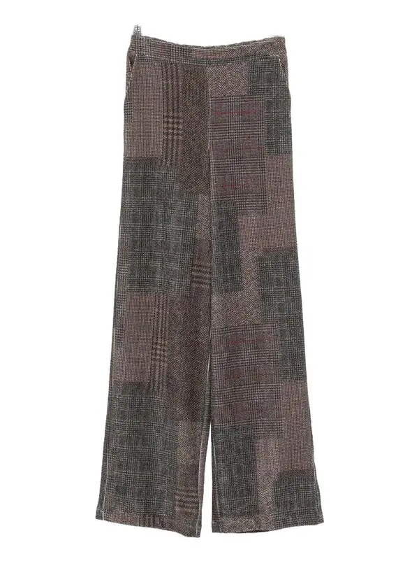 BYE Patchwork Trousers - Black