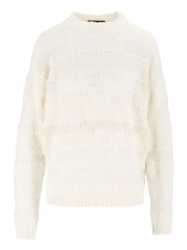 Fabiana Filippi Wool Crewneck Sweater - Beige