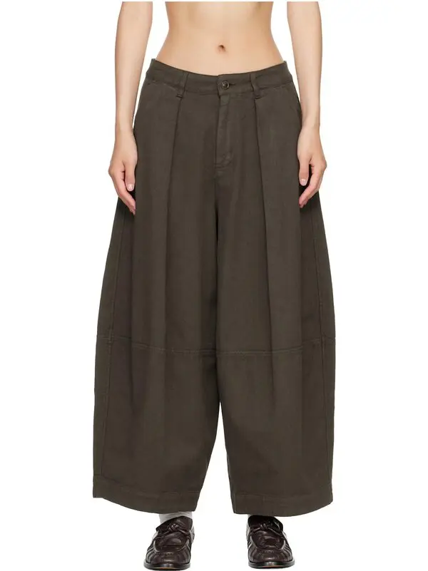 You Must Create Deadbeat Pants - Brown