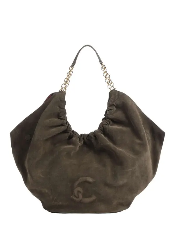 COCCINELLE Suede Shoulder Bag - Green