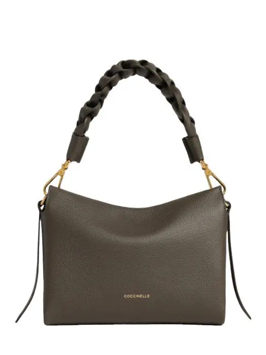 COCCINELLE Boheme Braided-handle Leather Tote Bag - Brown