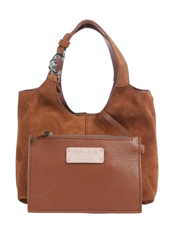 COCCINELLE Dual-handle Shoulder Bag - Brown