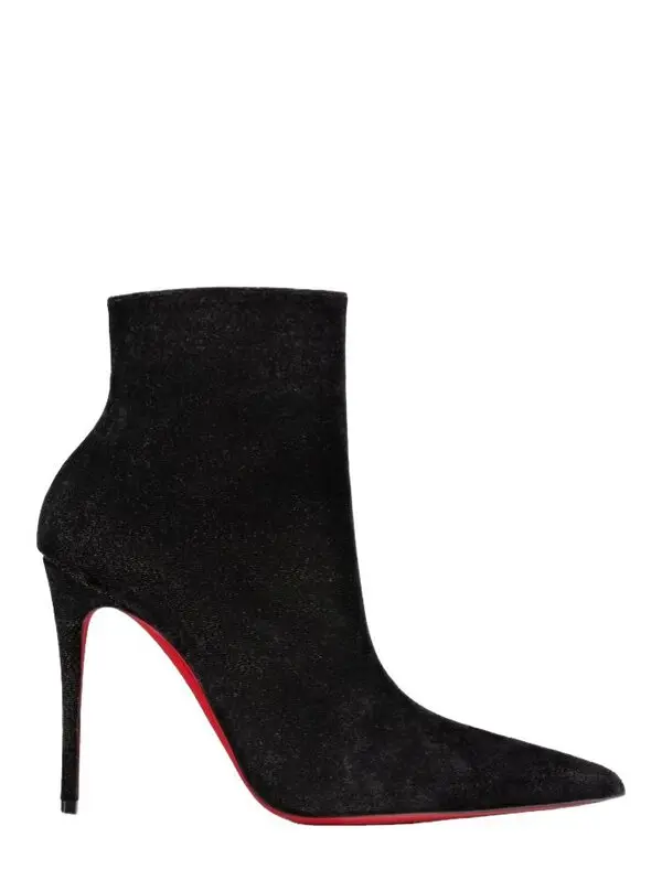 CHRISTIAN LOUBOUTIN Pointed Short Boots - Black
