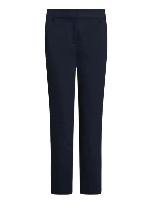Marella Tailored Stretch Cotton Trousers - Black