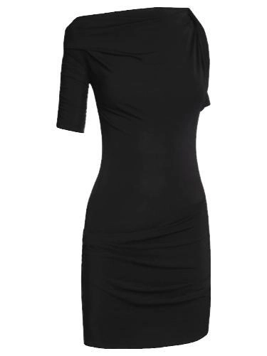Jacquemus Asymmetrical Off-shoulder Dress - No