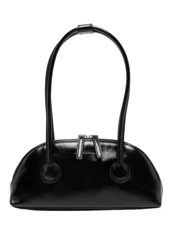 MARGESHERWOOD Zippered Shoulder Bag - Black