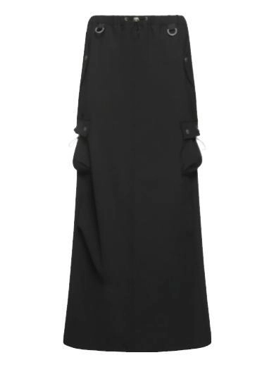 Coperni Elasticwaist Midi Skirt - Black