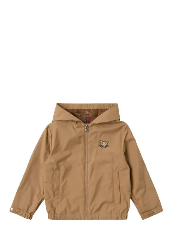 Moncler Merih Hooded Tech Jacket - Brown