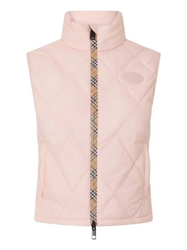 Burberry Diamond-quilted Gilet - No