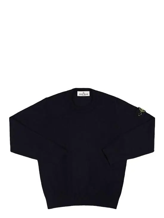 Stone Island Wool Knit Sweater - Black