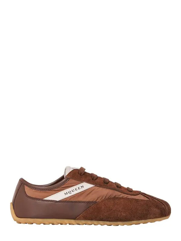 Alexander McQueen Printed Colorblock Shoes - Brown