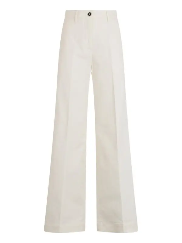 NINE:INTHE:MORNING High-waist Wide-leg Pants - Burro
