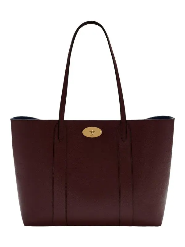 Mulberry Leather Tote - Brown