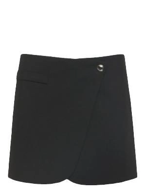 Coperni Midrise Mini Skirt - Black