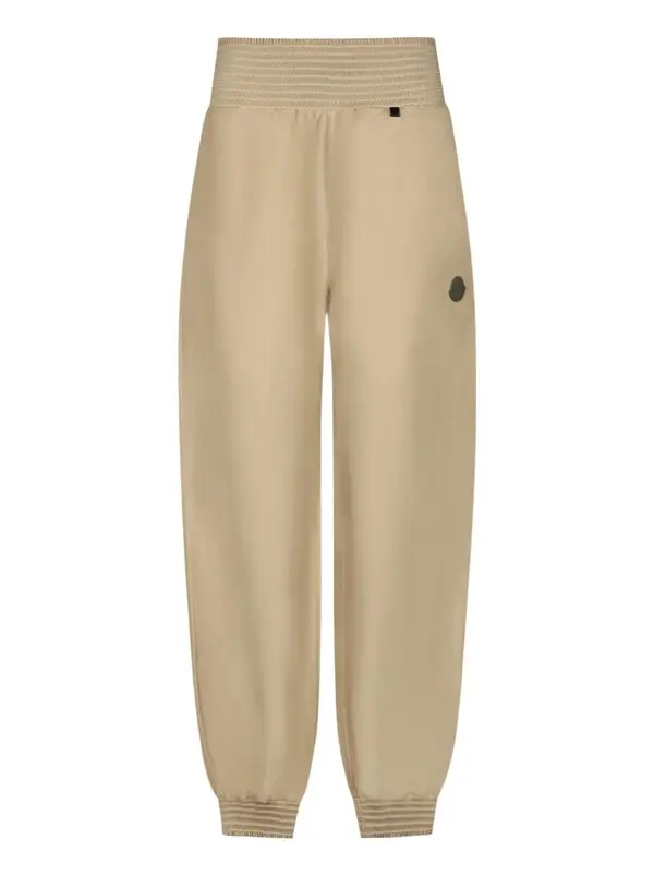Moncler Elastic-waist Athletic Pants - Beige