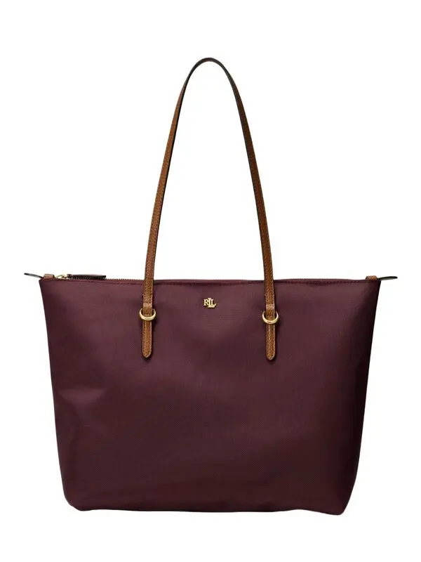 Ralph Lauren Zip Closure Tote Bag - Red