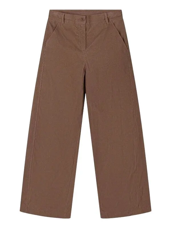 Moncler Casual Trousers With Belt Loops - Brown