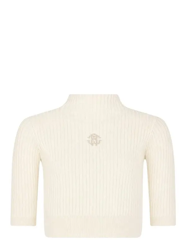 Roberto Cavalli Turtleneck Sweater - Ivory