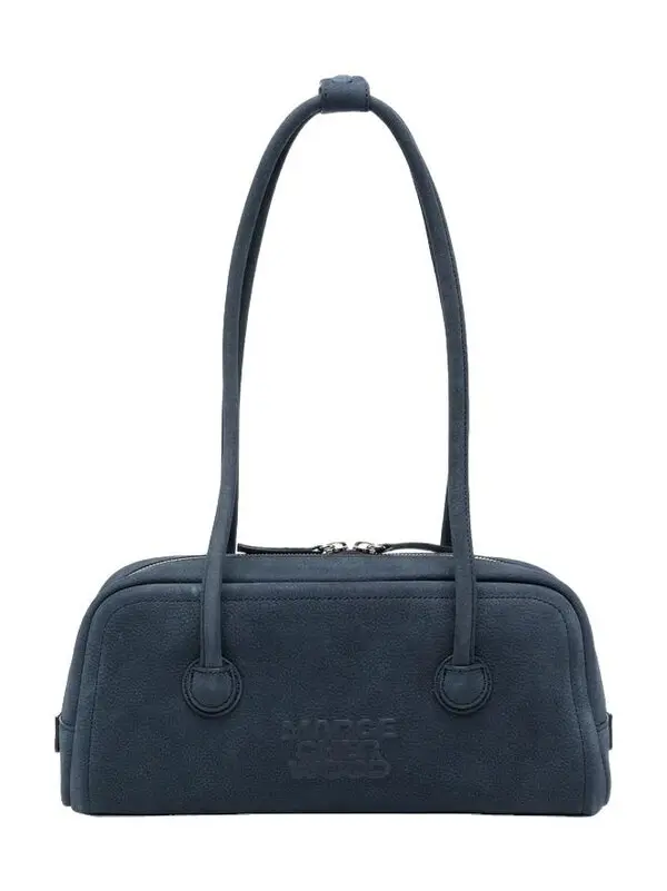 MARGESHERWOOD Soft Boston Shoulder Bag - Indigo