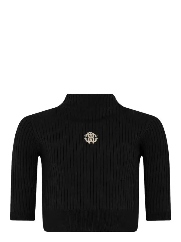 Roberto Cavalli Turtleneck Sweater - Black