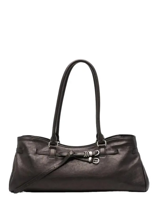 MARGESHERWOOD Soft Grandma Shoulder Bag - Black