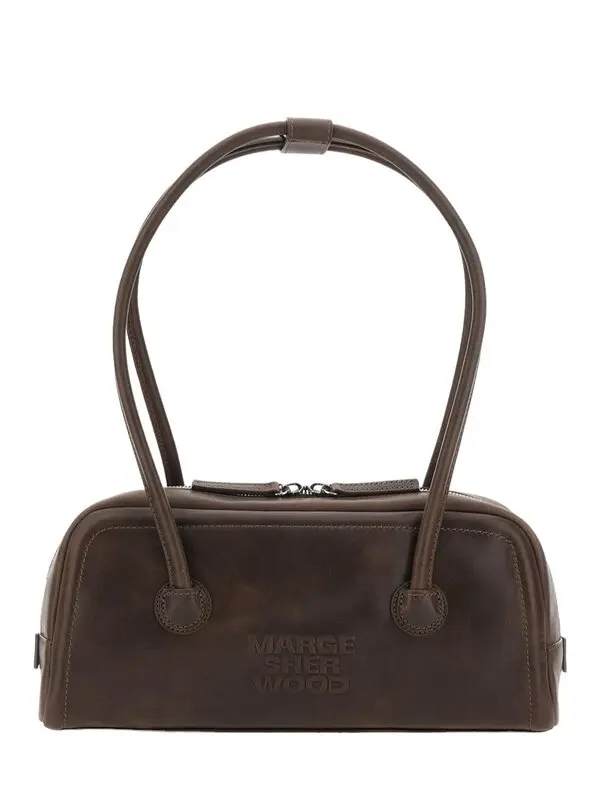 MARGESHERWOOD Soft Boston Shoulder Bag - Brown