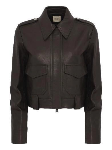 Khaite Classic Lapel Coat - Black