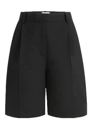 Khaite Loosefit Straightleg Pants - Black